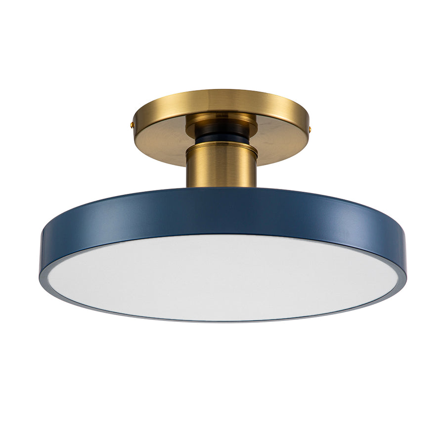 Contemporary Round LED Semi Flush Lighting | LightFixturesUSA, Modern ...
