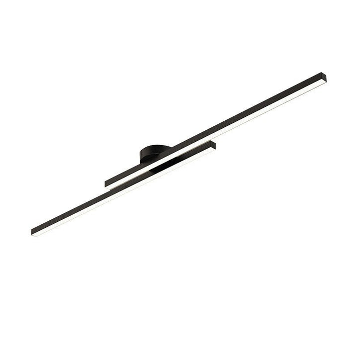 Dimmable 2-Light Long Strip Linear LED Flush Mount | LightFixturesUSA