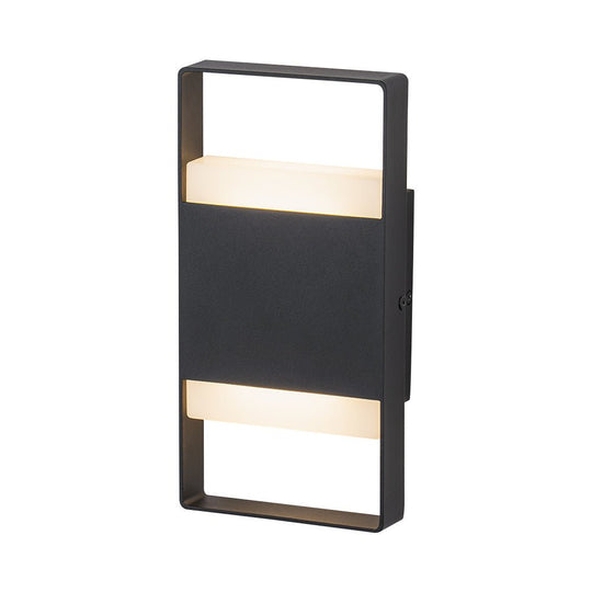 IP54 Modern Rectangle Dimmable LED Outdoor Wall Lamp LightFixturesUSA