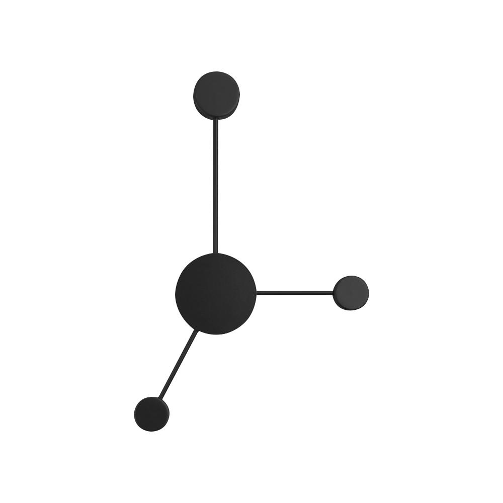 Contemporary Black LED Wall Light | LightFixturesUSA, Black Wall Light ...