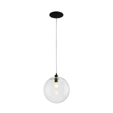 Minimalist Glass Globe Pendant Light | LightFixturesUSA, Glass Pendant ...