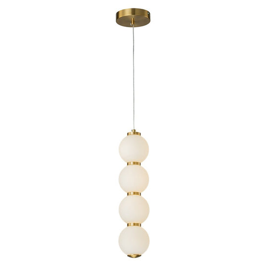 LED Frosted Glass Strand Globe Dango Pendant Light | LightFixturesUSA
