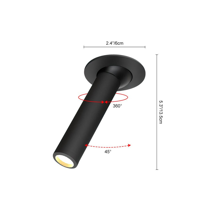 Minimalist Cylinder LED Track Light | LightFixturesUSA, Single ...