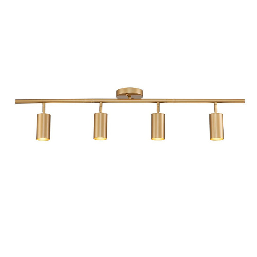 Adjustable 4-Light Linear Flush Track Light Spotlight LightFixturesUSA
