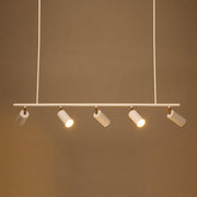 Modern 5-light Island Linear Track Light Spotlight | LightFixturesUSA