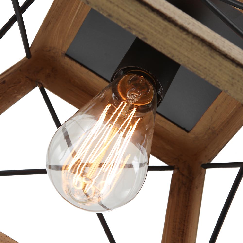 Modern Farmhouse Geometric Lantern Pendant Light | LightFixturesUSA ...
